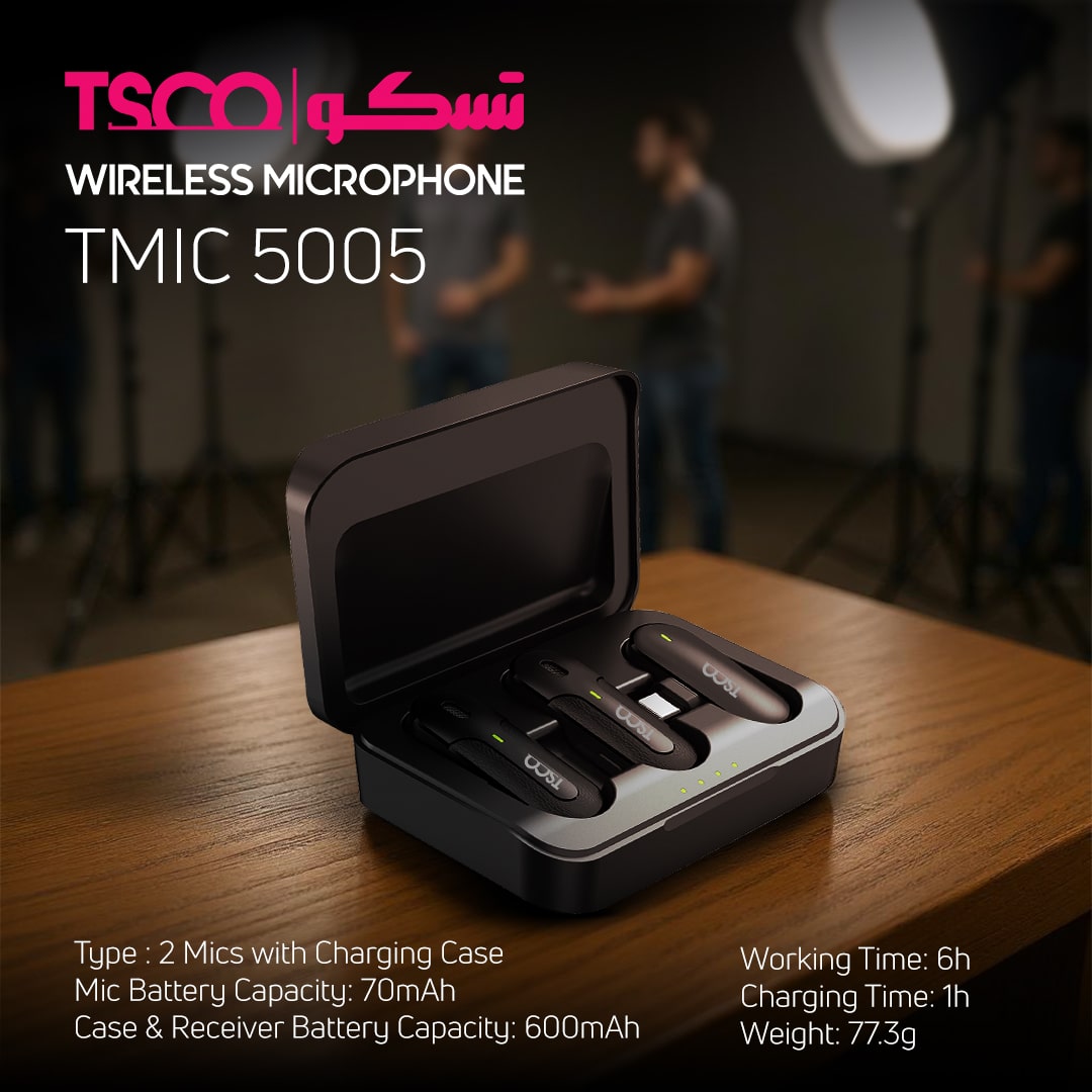 میکروفون بی سیم تسکو مدل TMIC 5005 » تسکو TSCO