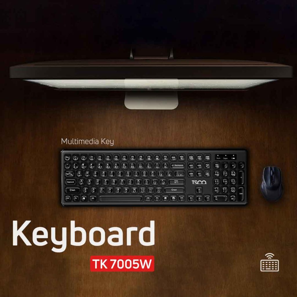 کیبورد تسکو مدل TK 7005W » تسکو TSCO