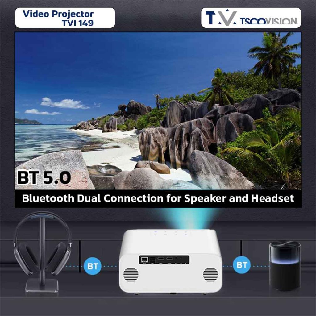 ویدئو پروژکتور هوشمند تسکوویژن مدل TVI 149 » تسکو TSCO