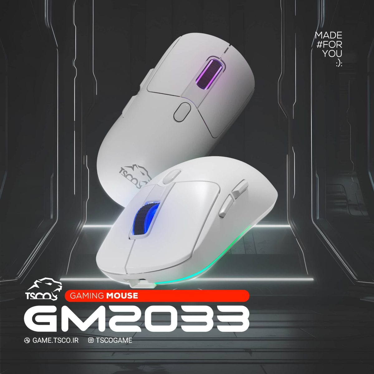 ماوس گیمینگ تسکو مدل GM 2033 » تسکو TSCO