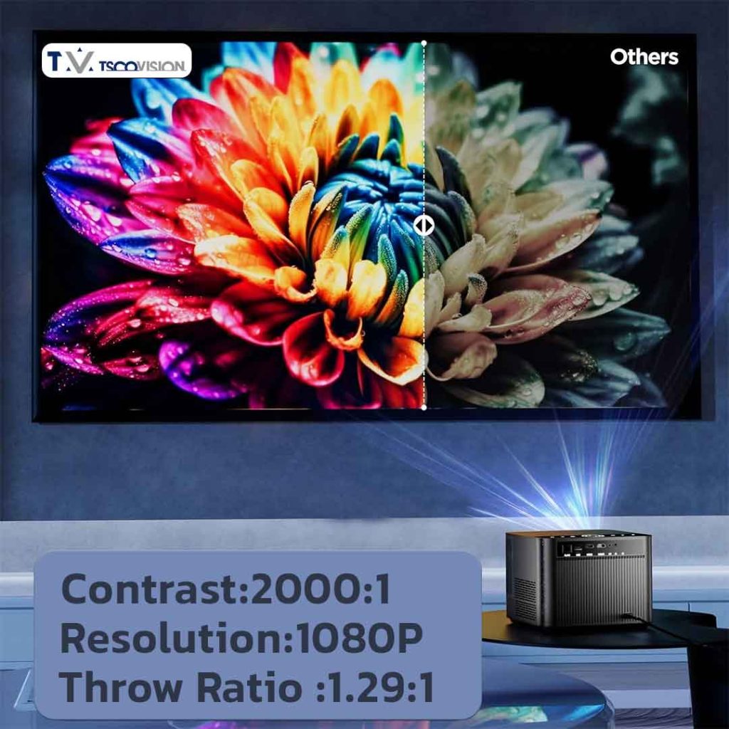 ویدئو پروژکتور هوشمند تسکوویژن مدل TVI 153 » تسکو TSCO