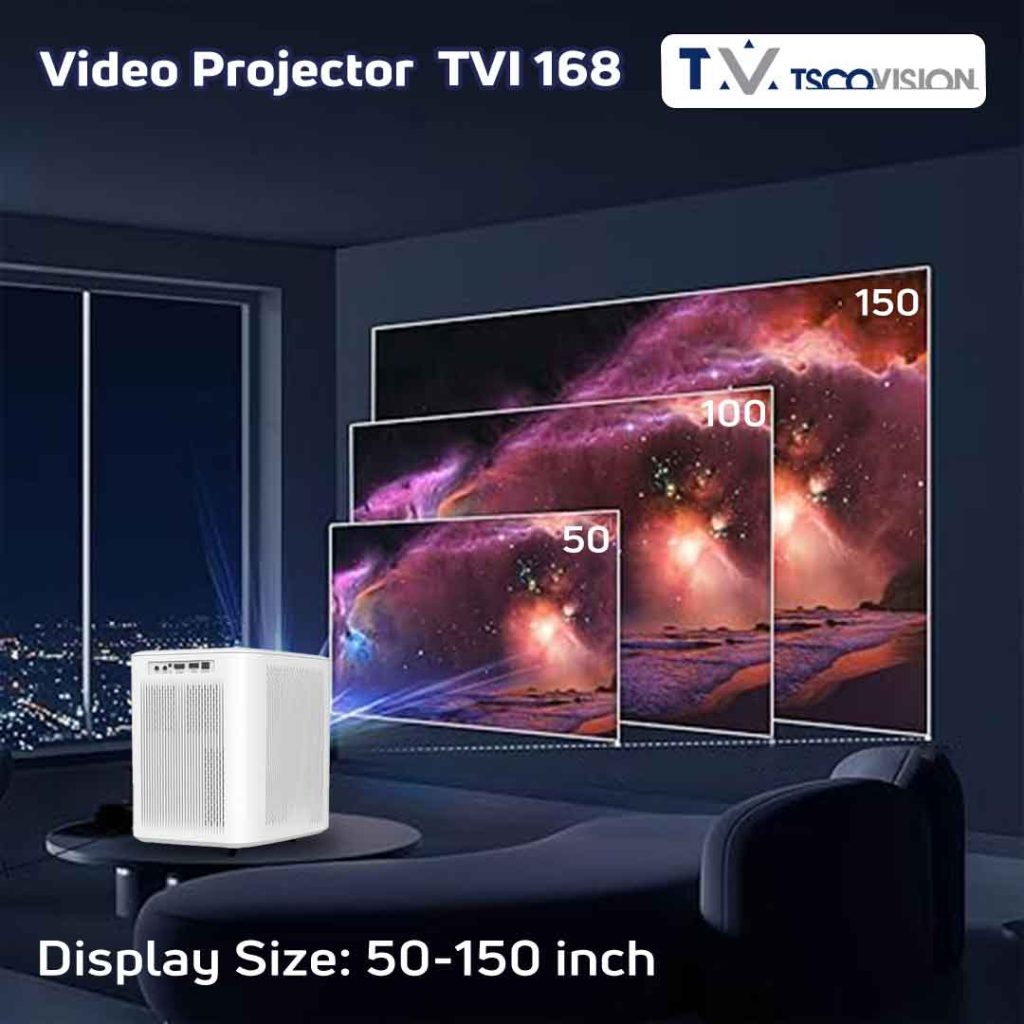 ویدئو پروژکتور هوشمند تسکوویژن مدل TVI 168 » تسکو TSCO