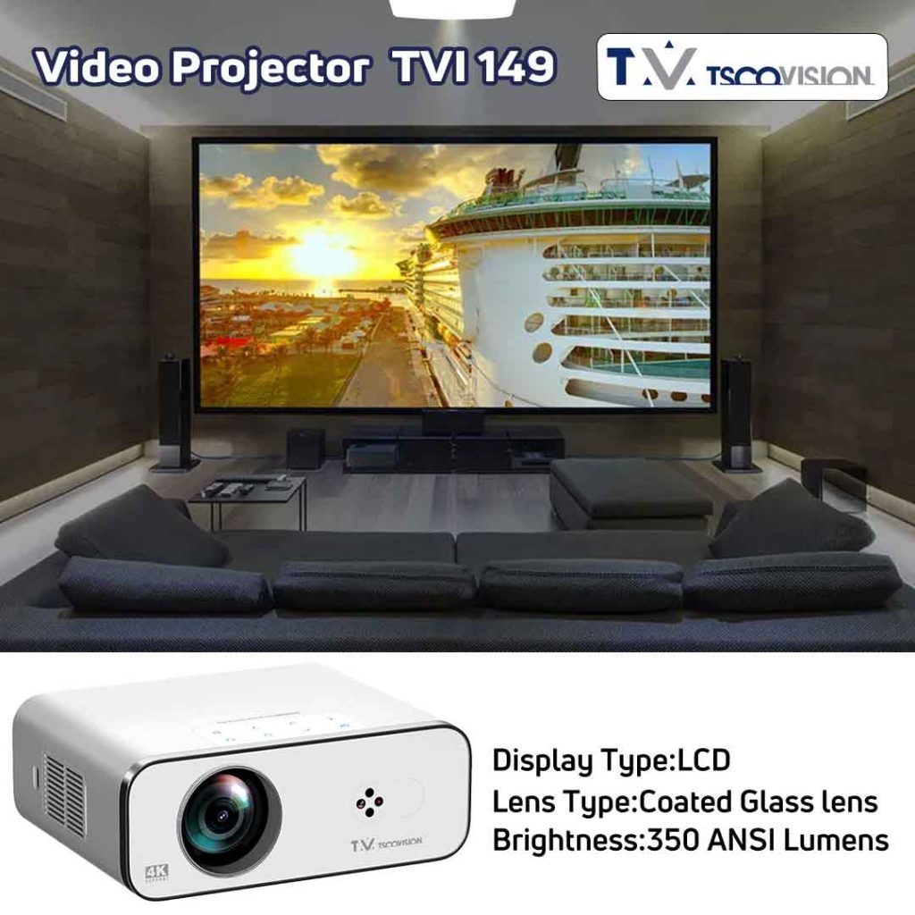 ویدئو پروژکتور هوشمند تسکوویژن مدل TVI 149 » تسکو TSCO