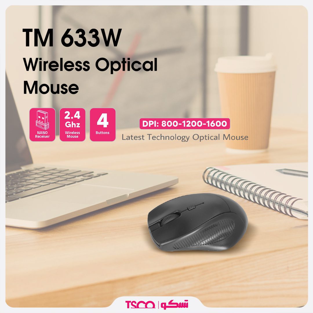 ماوس تسکو مدل TM 633W » تسکو TSCO