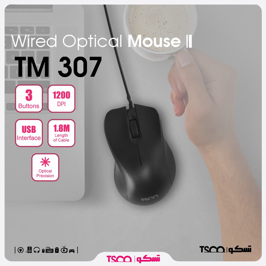 ماوس تسکو مدل TM 307 » تسکو TSCO