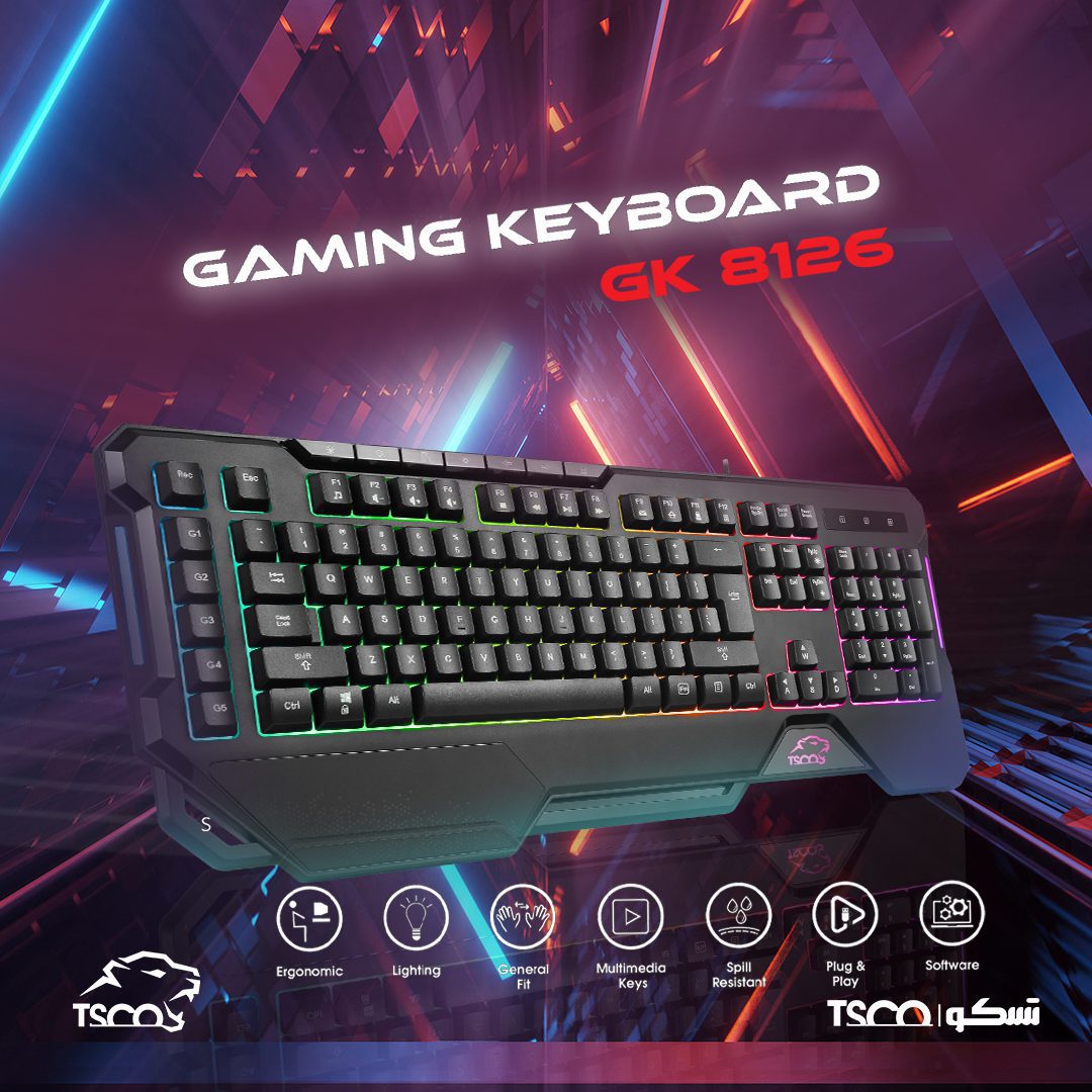 کیبورد تسکو مدل GK 8126 | تسکو TSCO
