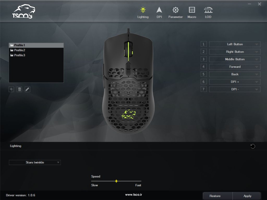 ماوس گیمینگ تسکو مدل GM 790 | تسکو TSCO