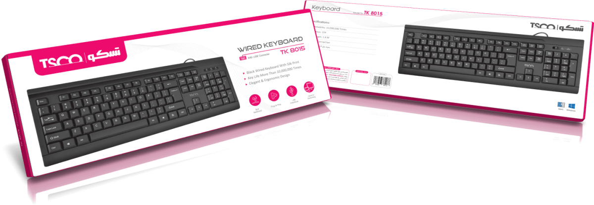 کیبورد تسکو مدل TK 8015 » تسکو TSCO