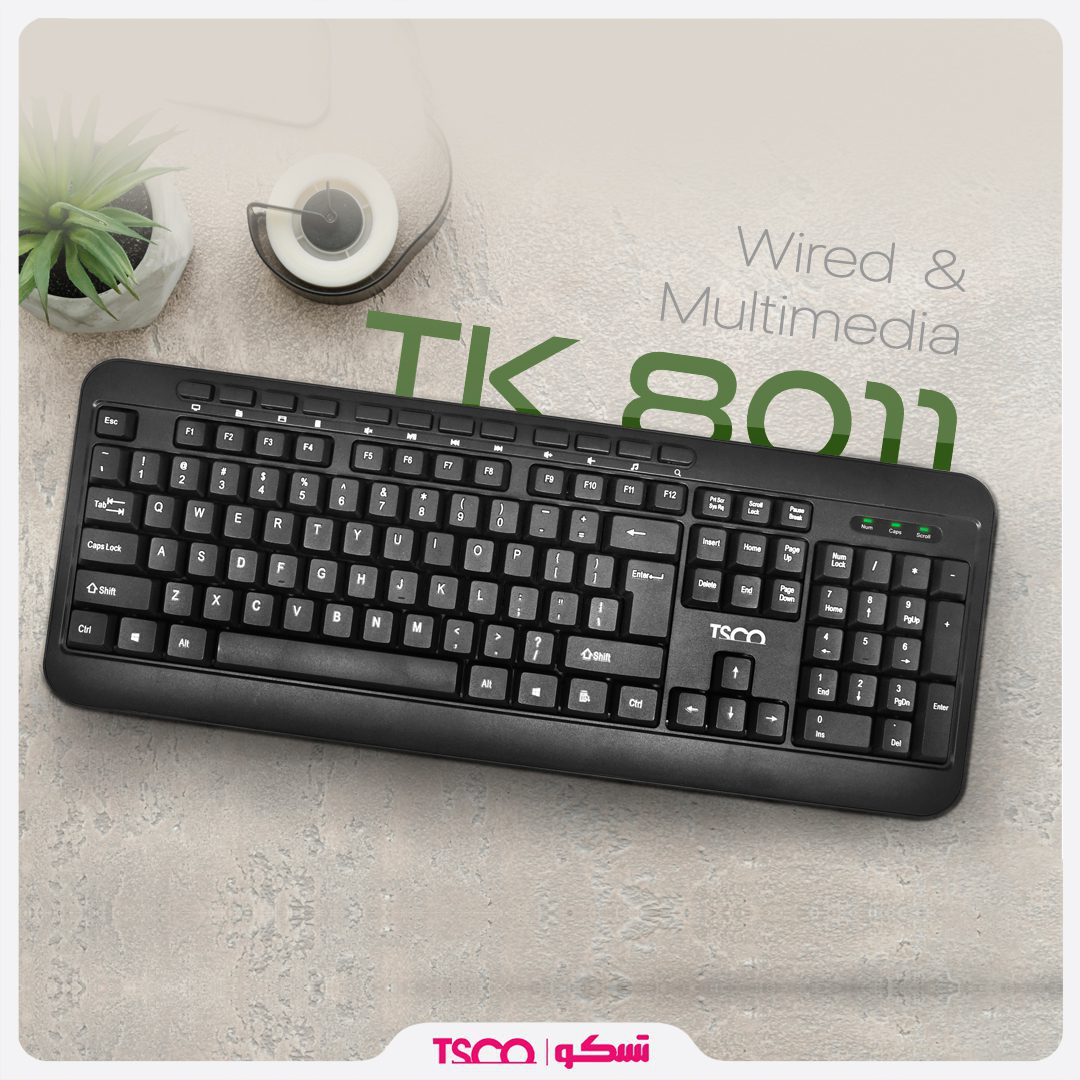 کیبورد تسکو مدل TK 8011 » تسکو TSCO