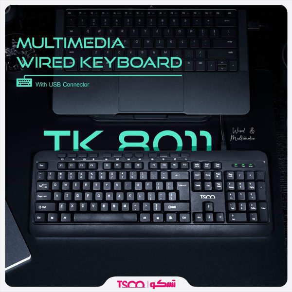 کیبورد تسکو مدل TK 8011 » تسکو TSCO