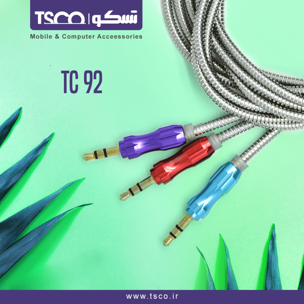 کابل AUX تسکو مدل TC 92 » تسکو TSCO