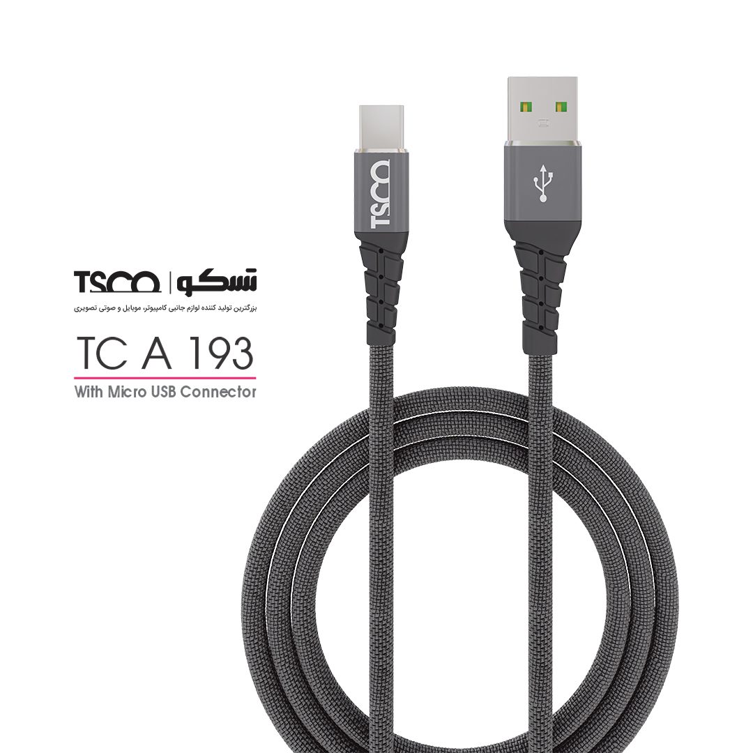 کابل شارژ تسکو مدل TCA 193 » تسکو TSCO