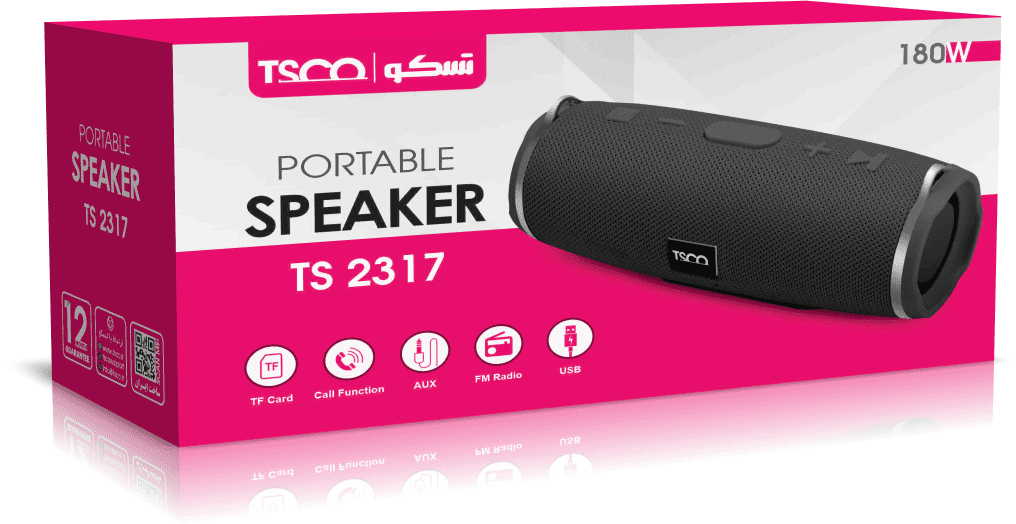 اسپیکر پرتابل تسکو مدل TS 2317 » تسکو TSCO