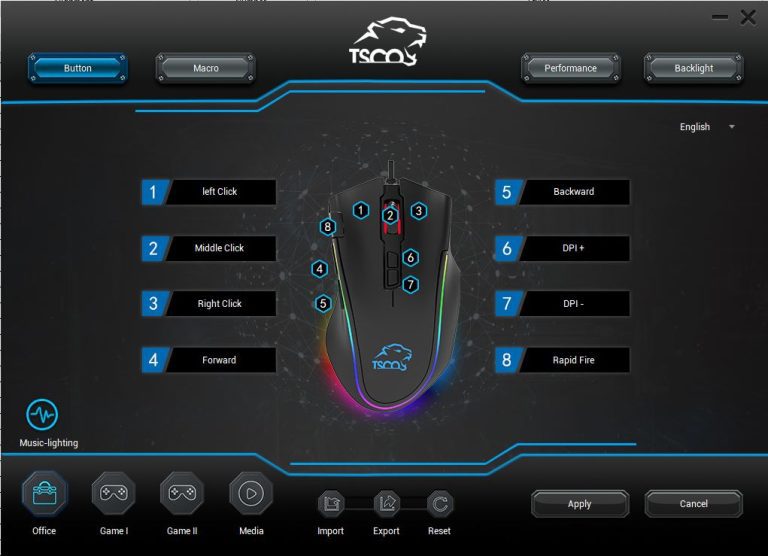 ماوس گیمینگ تسکو مدل GM 2025 » تسکو TSCO