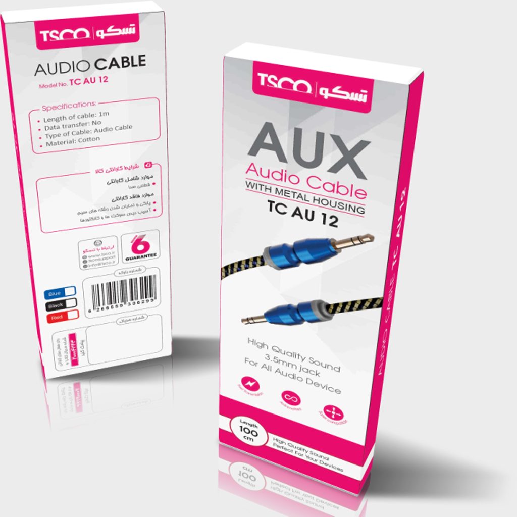 کابل AUX تسکو مدل TC AU12 | تسکو TSCO
