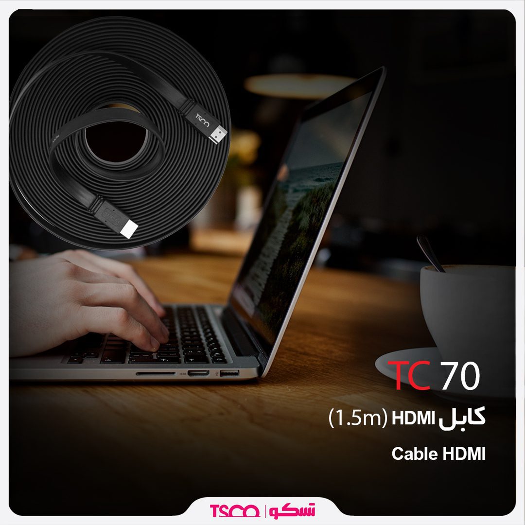 کابل تسکو مدل HDMI TC 70 » تسکو TSCO