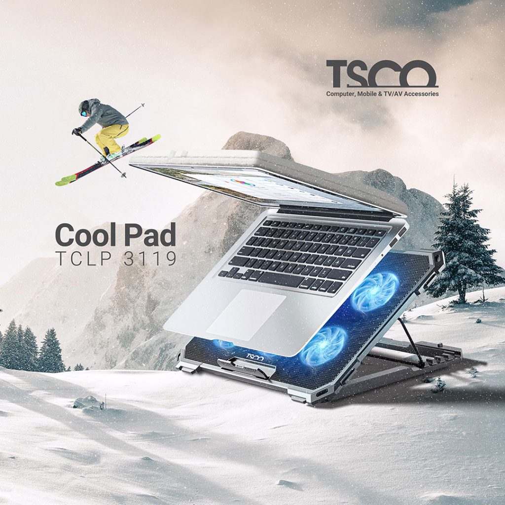 پایه نگهدارنده لپ تاپ تسکو مدل TCLP 3119 » تسکو TSCO