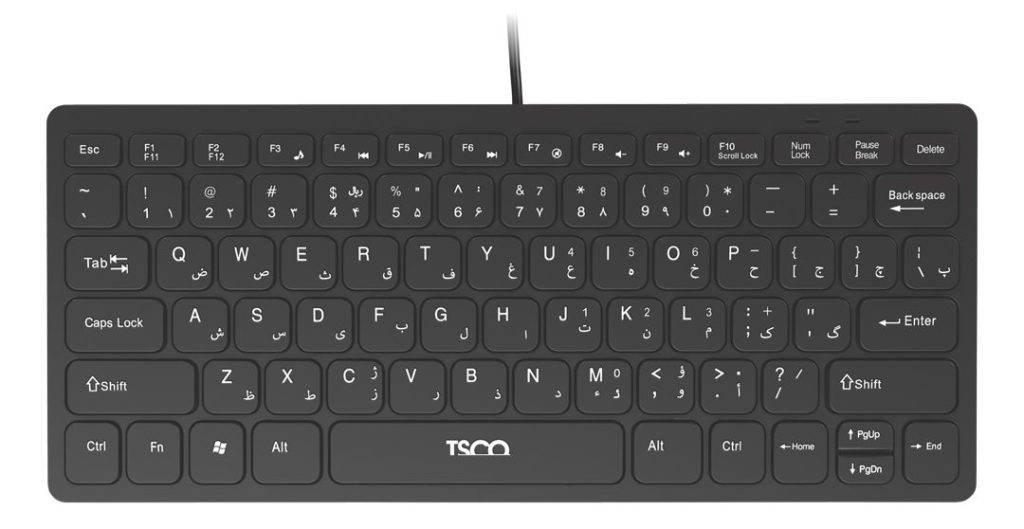 کیبورد تسکو مدل TK 8037 » تسکو TSCO